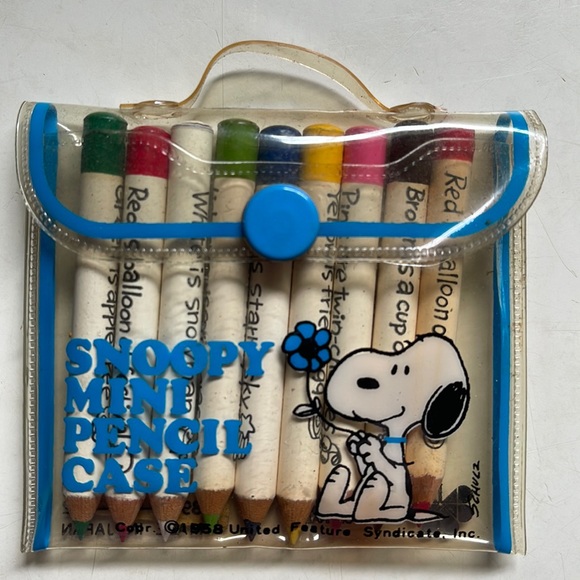 Snoopy | Other | Rare Vintage Snoopy Colored Pencils 965 | Poshmark